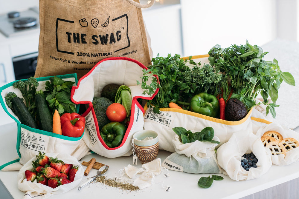 Reduce Food Waste | The Swag AU Plastic Free Shopping Bundle | Keep ...